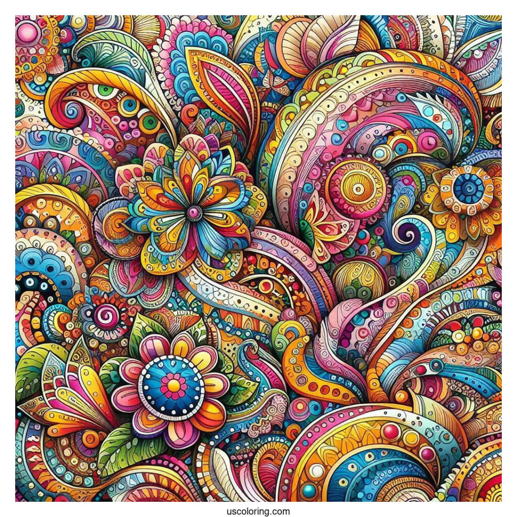 159+ free Abstract Coloring Pages