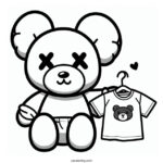 155+ KAWS Coloring Pages free