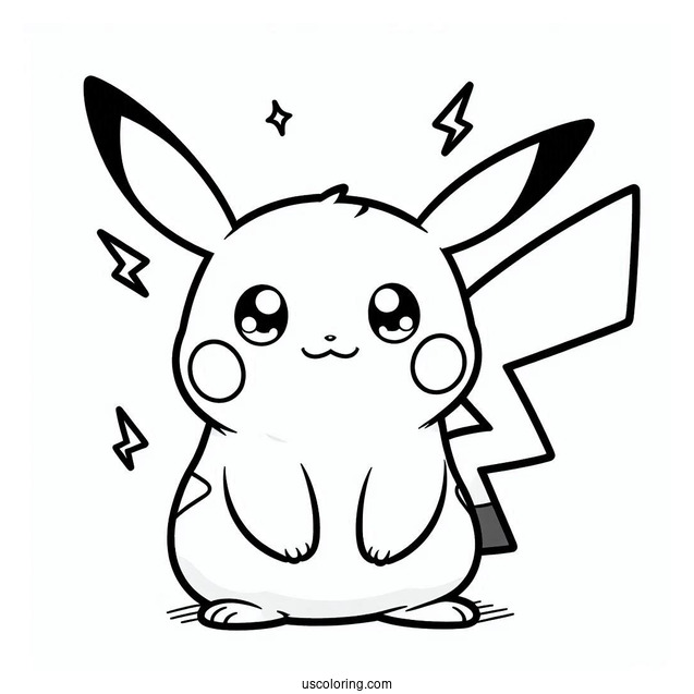 191+ Raichu Coloring Pages
