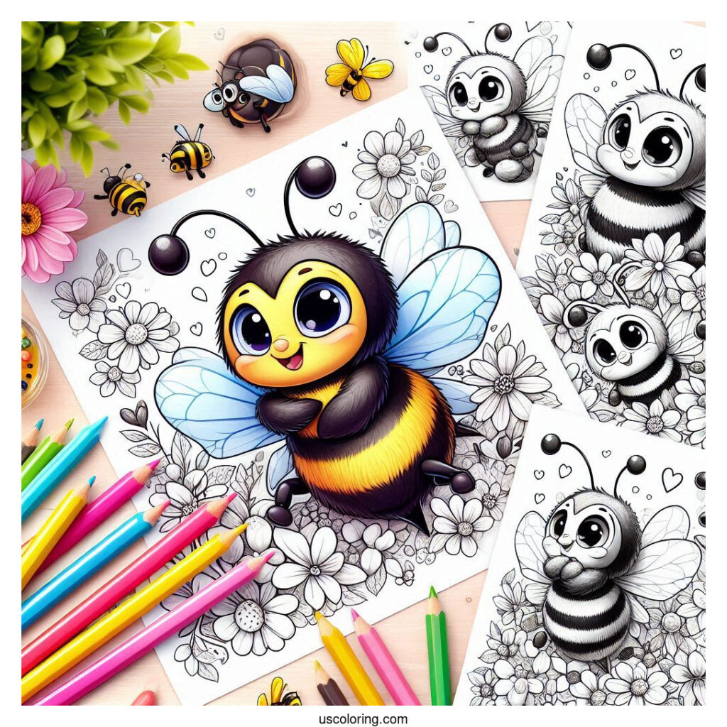 47+ Bumblebee Coloring Pages FREE