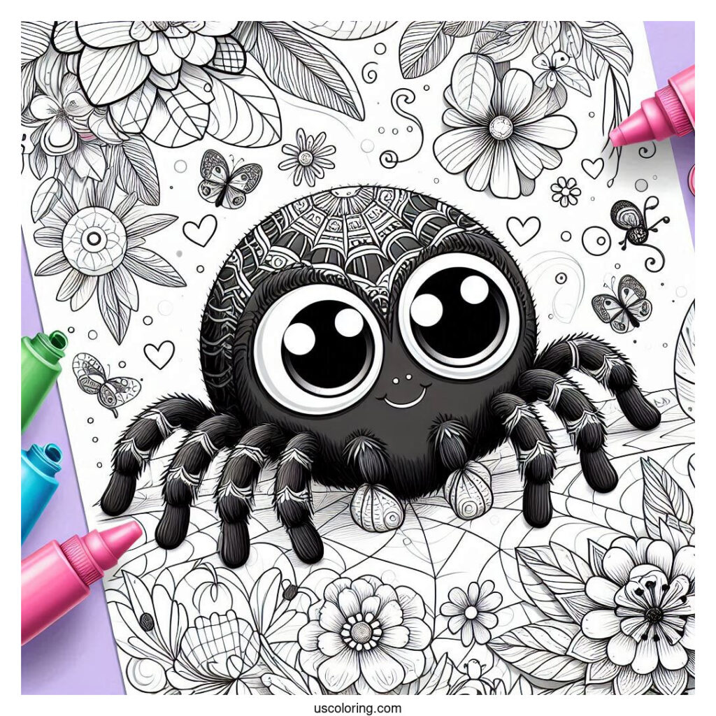 215+ Spider Coloring Pages
